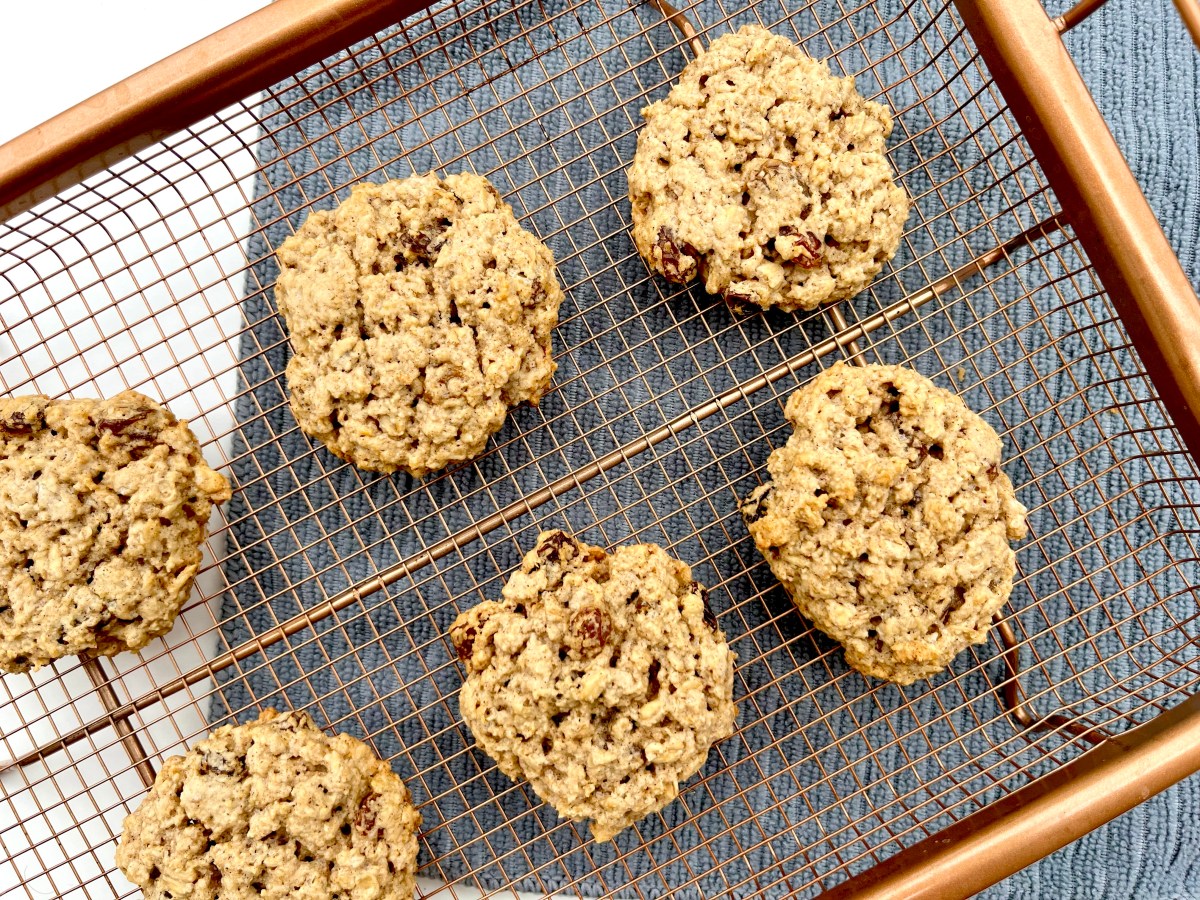 Oatmeal Almond Raisin Cookies (Eggless) – Delicious Defined